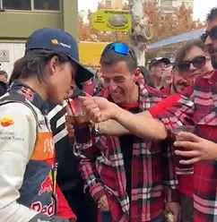 Terminó el Desafío Ruta 40, probó fernet por primera vez y su cara lo ...